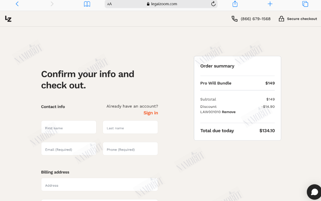 LegalZoom Promo Code 10% | Verified 2 Coupons | March 2026